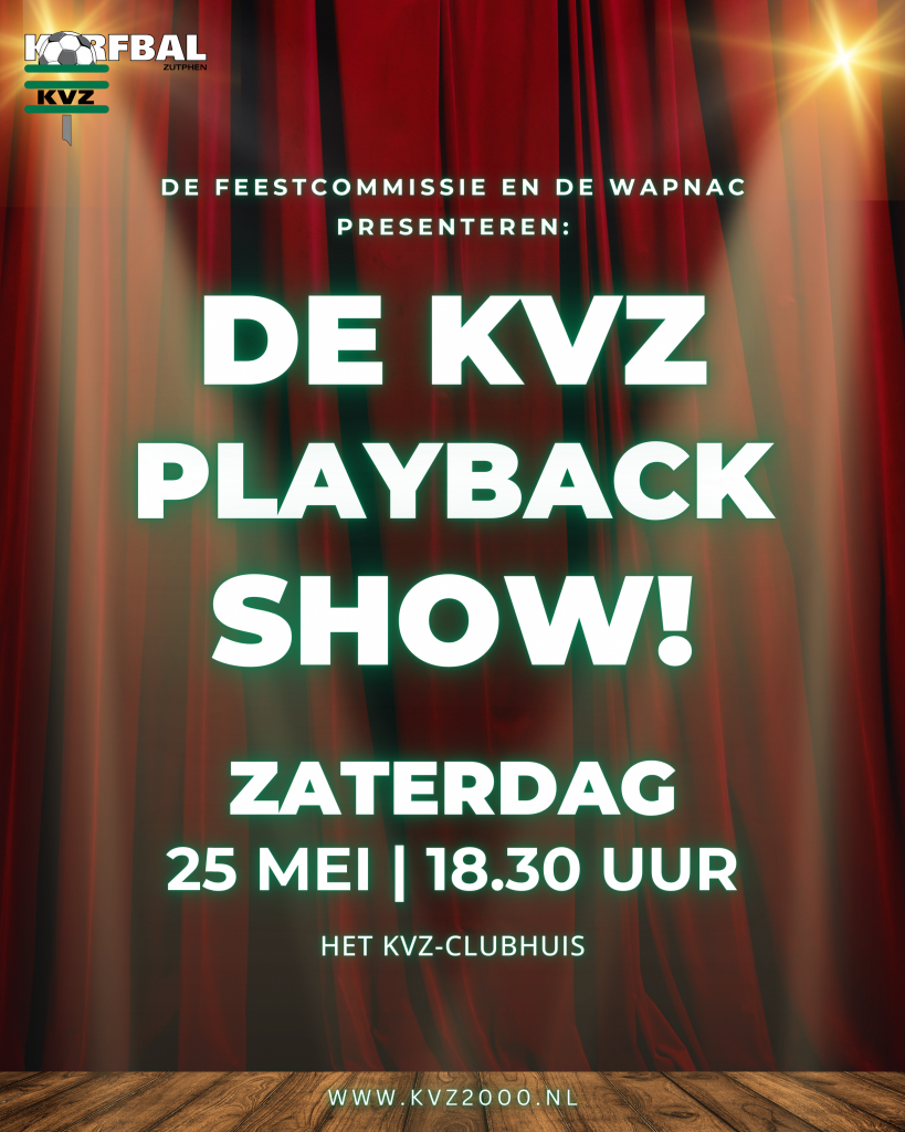 De KVZ-Playbackshow is terug! | KVZ